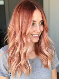 Discover Your Perfect Peach: 35 Stunning Copper Peach Hair Color Ideas ...